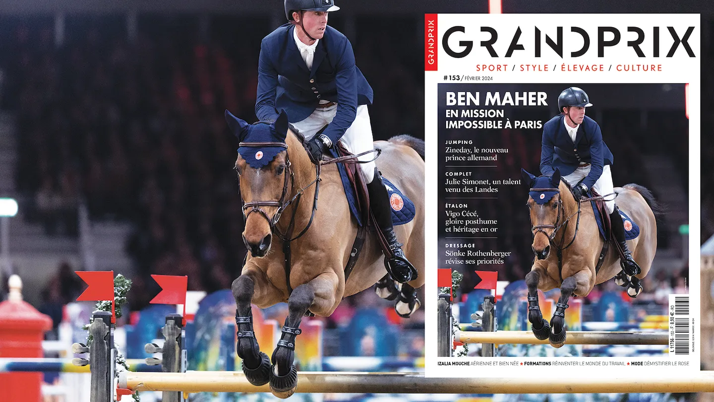 Le champion olympique Ben Maher en couverture du premier magazine ...
