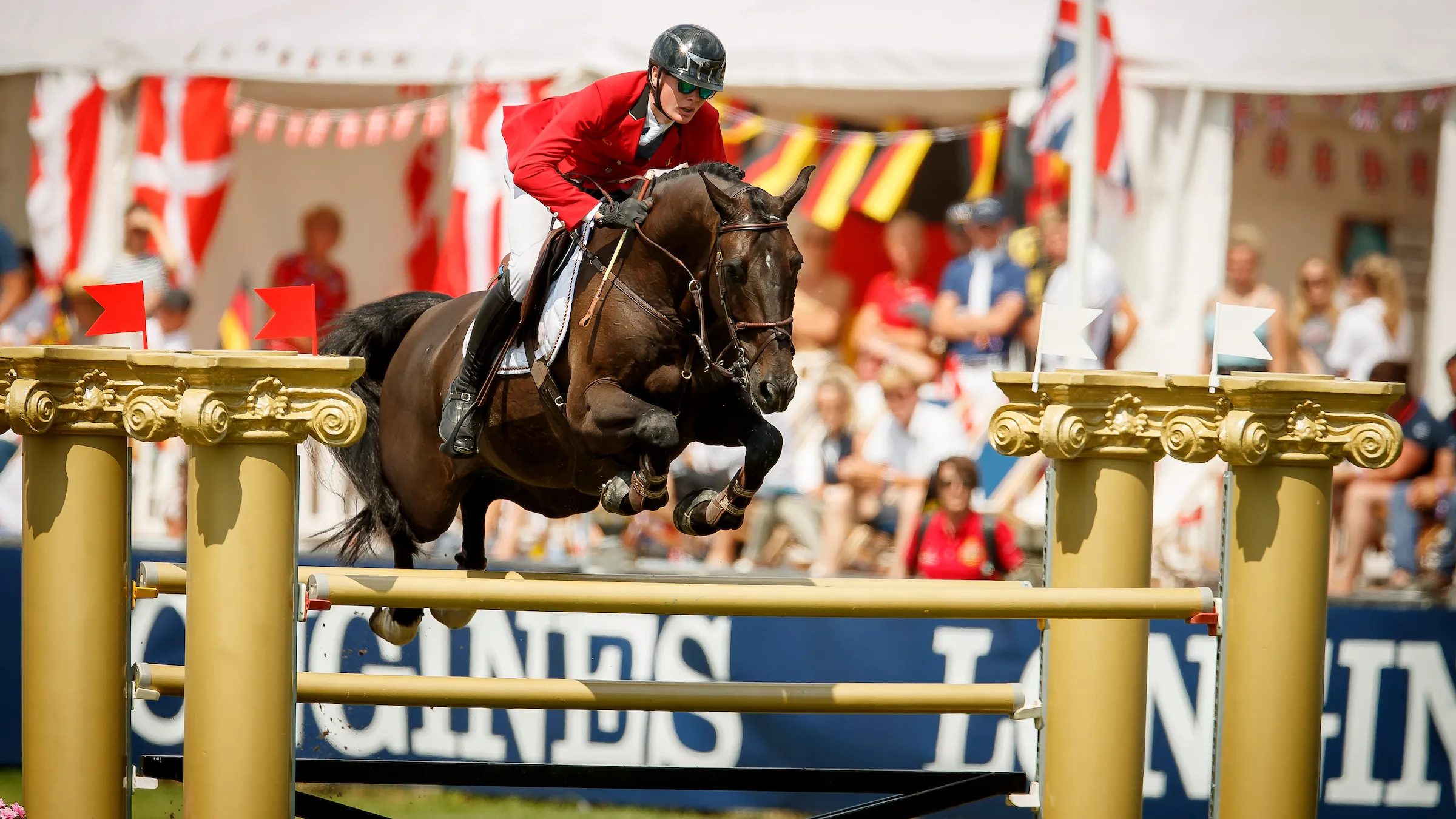 Alexander Housen vooraan in de Grote Prijs van Kronenberg