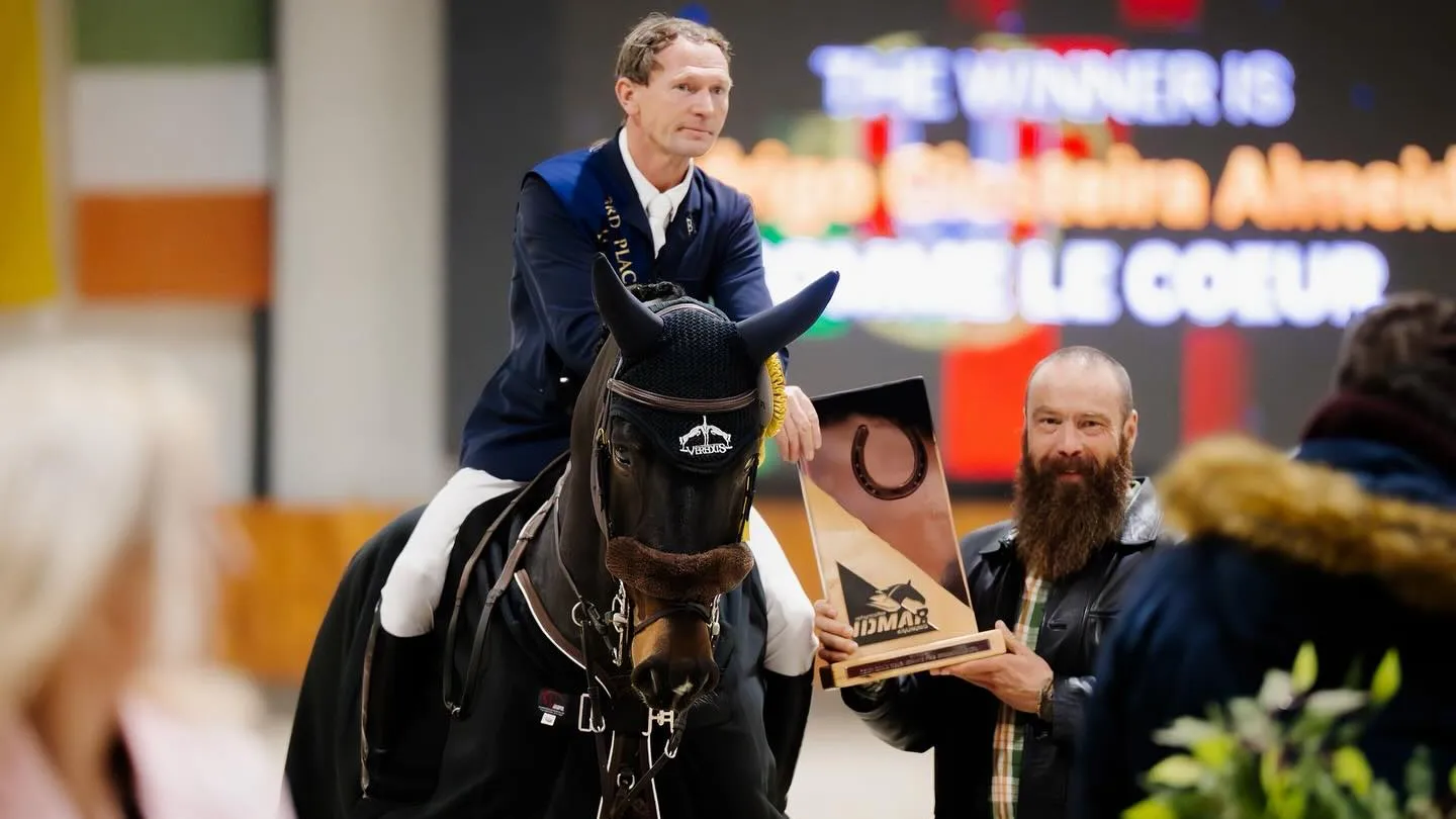Jan Vinckier op het GP-podium in Poznan